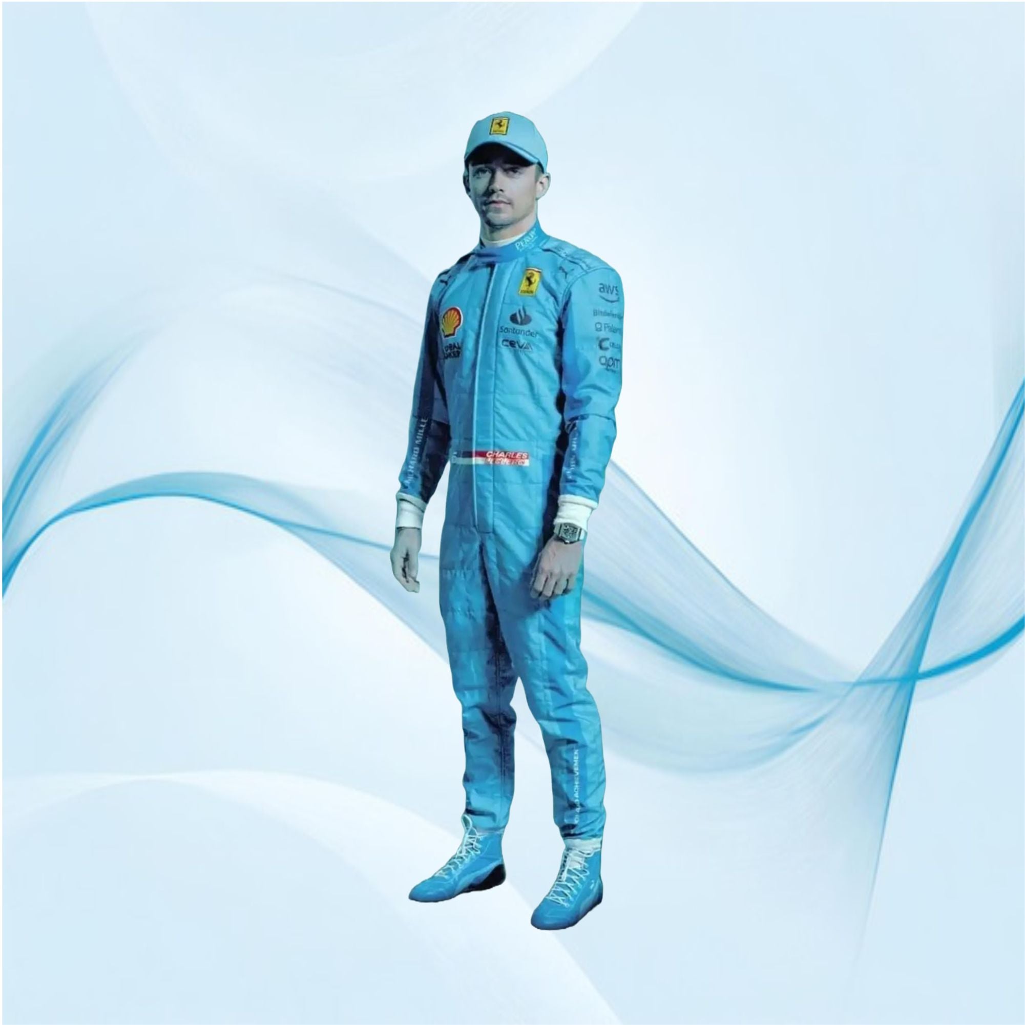 FERRARI 2024 CHARLES MIAMI GP RACE SUIT – Beat Racewears