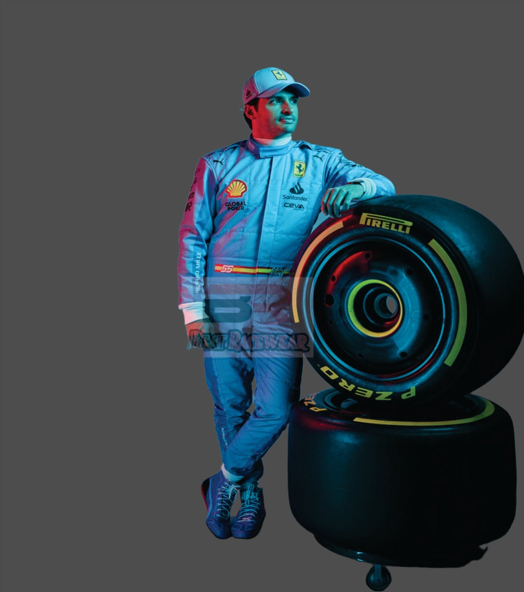 FERRARI 2024 CARLOS MIAMI GP RACE SUIT – Beat Racewears