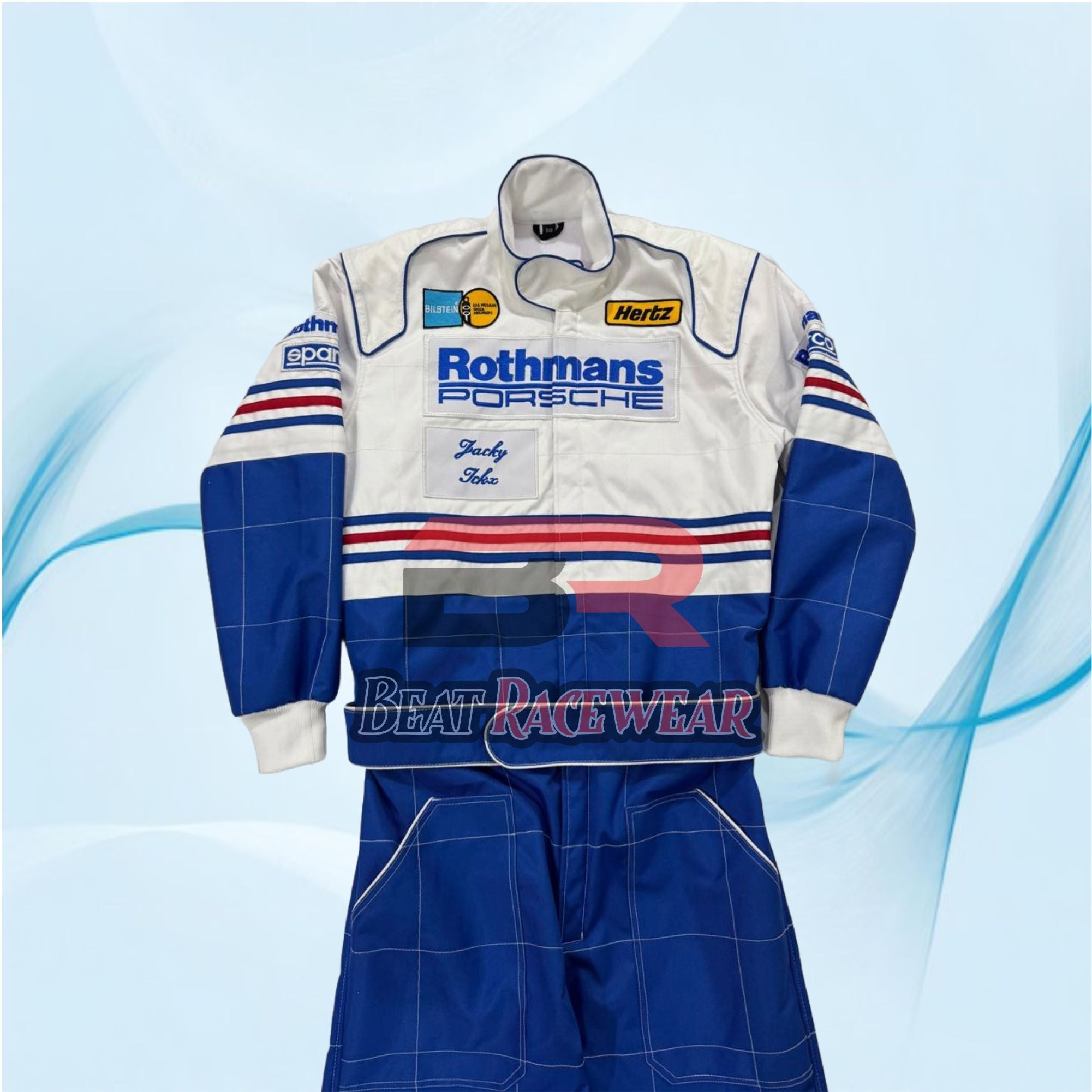 Jacky Ickx Rothmans Porsche Patch Race Suit – Beat Racewears