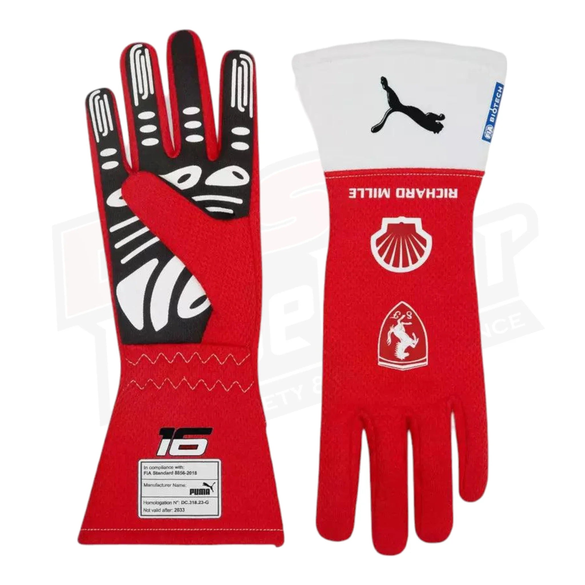 Scuderia Ferrari Charles Leclerc gloves – Beat Racewears