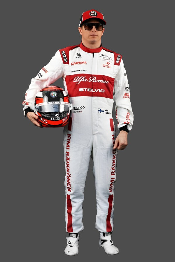 Kimi Raikkonen 2020 Alfa Romeo Racing suit – Beat Racewears