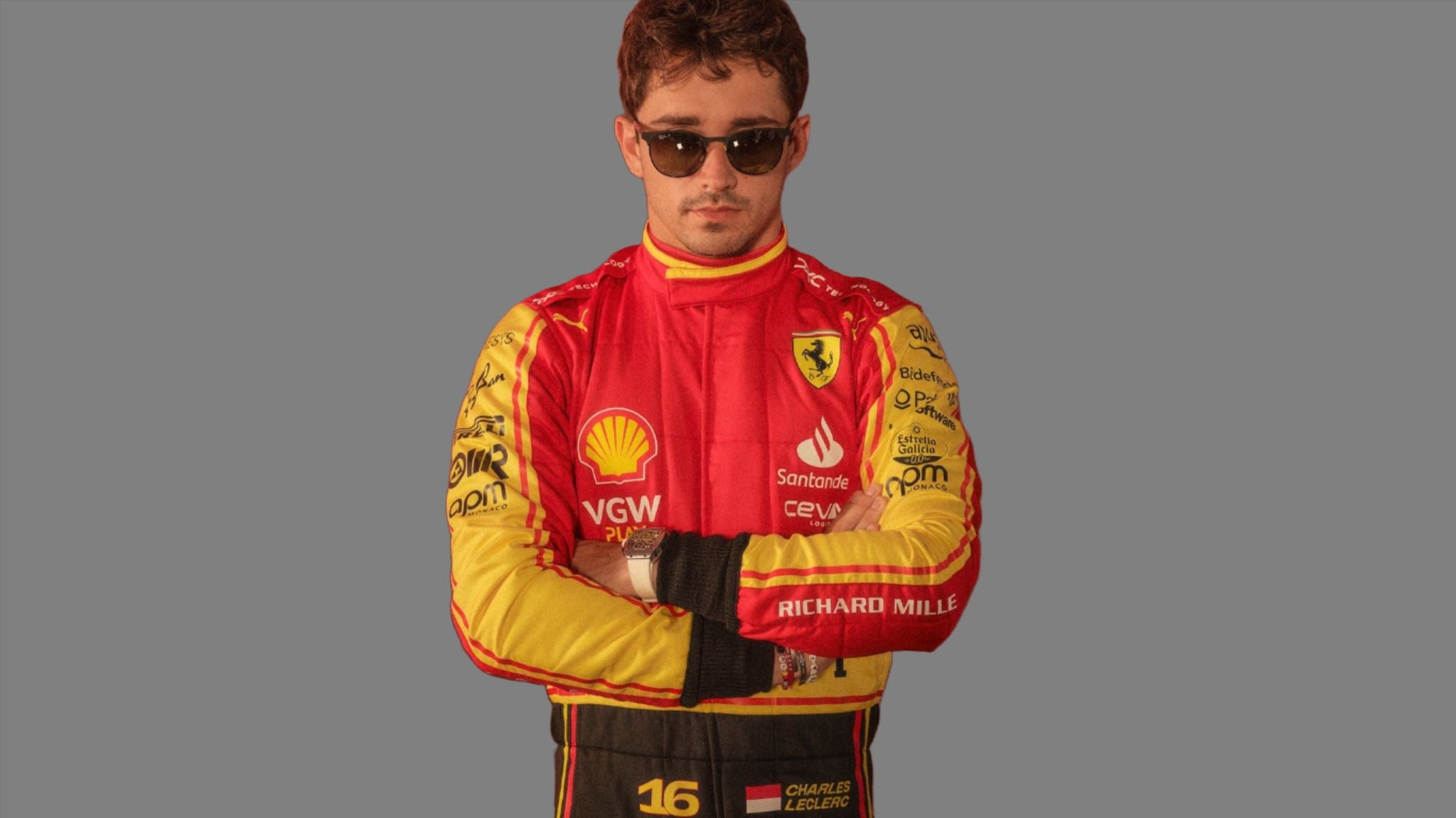 2023 charles Suderia Ferari italian Gp race suit – Beat Racewears